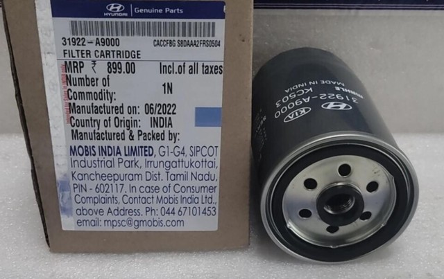 Hyundai I40 2015 Fuel Filter 31922A9000 Diesel Slk10268 for sale online ...
