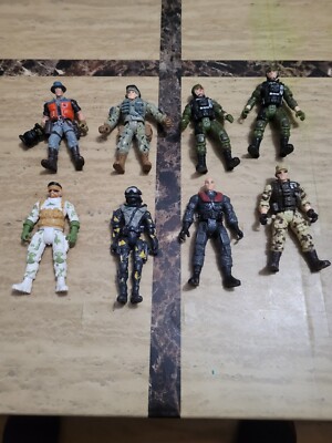 vintage gi joe figure lot. Check pictures and read description. 8 ...