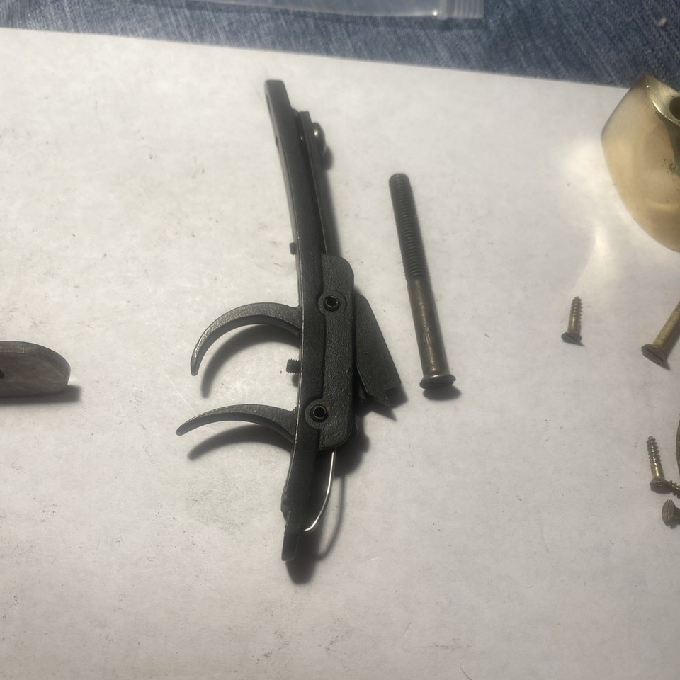 CVA Hawken Lock, Triggers, 15/16” Tang, brass Nose Cap, Trigger Guard ...