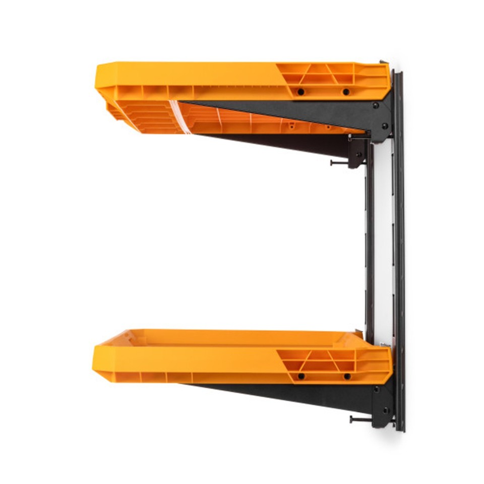 ToughBuilt StackTech 2-Shelf System, Wall Mounted Tool Storage ...