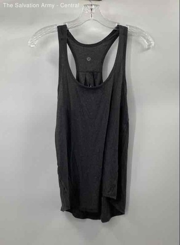 Lululemon Womens Gray Heather Racerback Strap Pullover Tank Top Size ...