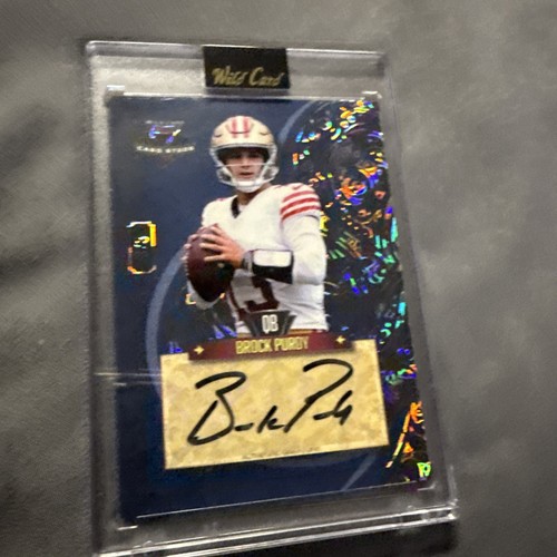 Brock Purdy Signed Card Wild Card 7 Card Studs | eBay