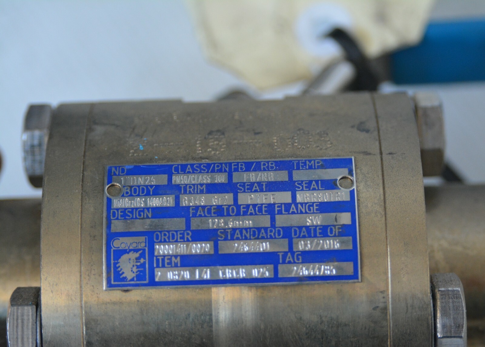 COYARD NiAlBrz 1" DN25 Marine ball valve bronze PN 50Class 300 FB/RB SW ...