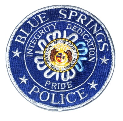 BLUE SPRINGS MISSOURI MO Sheriff or Police Patch STATE SEAL BEARS MOON ...
