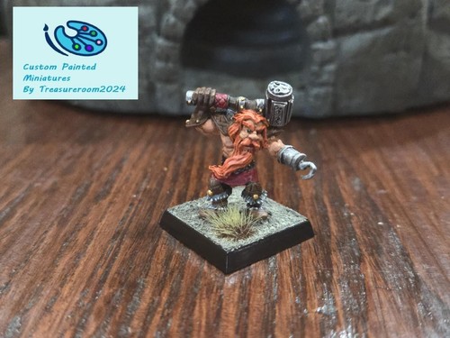 Reaper Warlord HAND PAINTED Hagard Dwarf Cleric METAL Miniature D&D NEW ...