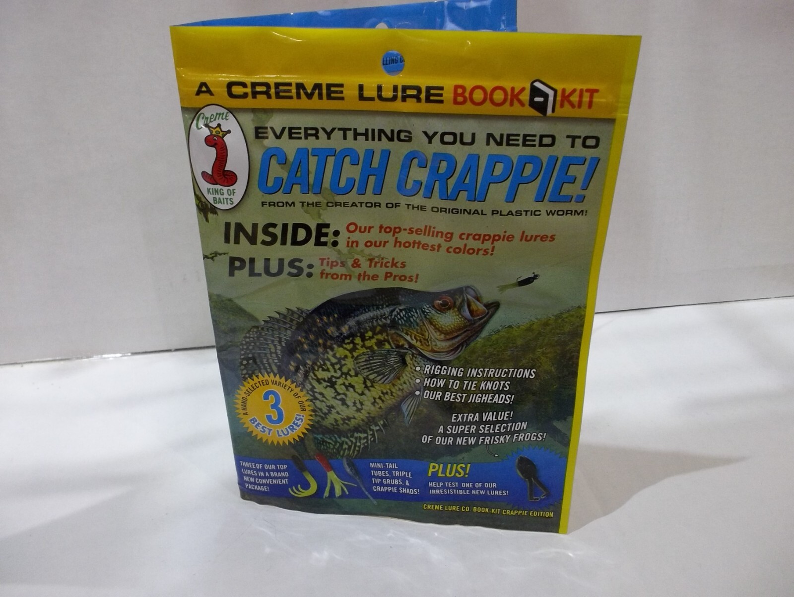 Creme Lure Book Kits choose Texas Rig, Crappie, Carolina Rig or Panfish ...