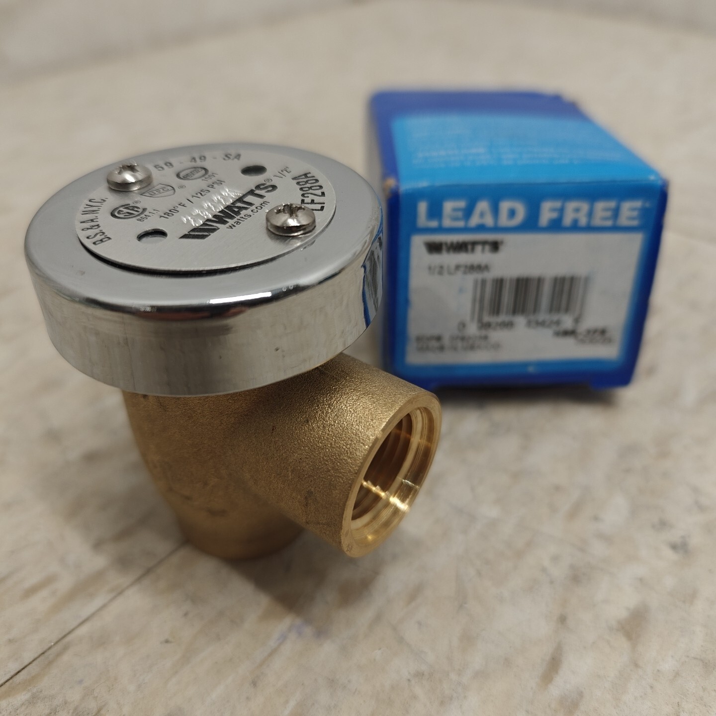 Watts LF288A 1/2" Anti-Siphon Vacuum Breaker (0792038) for sale online ...