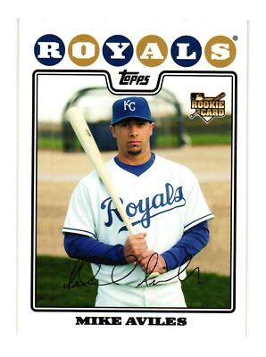 2008 Topps Updates & Highlights #UH159 Mike Aviles Kansas City Royals ...