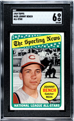 1969 Topps All-Star #430 Johnny Bench SGC 6 | eBay