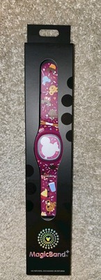 NEW Disney Parks Magic Band Plus + Mickey Mouse Food Treats Snacks Pink ...