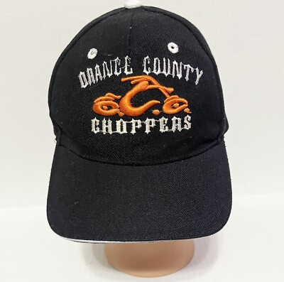 OCC Orange County Choppers hat cap black Adjustable | eBay