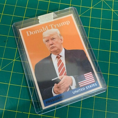 Donald Trump Novelty Custom 1958 Style Presidential Baseball Card GOP ...