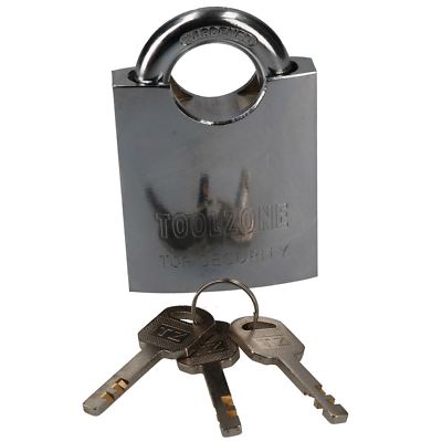 60mm Security Padlock Shed Gate Lock 3 Keys 20mm Shank Brass Core ...