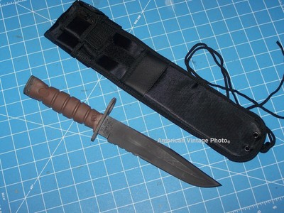 Vintage Military Knife OKC3S USMC Marine Corps Bayonet Ontario Knife Co ...