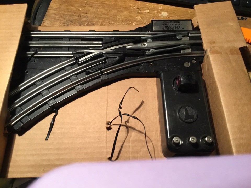 LIONEL "O" Gauge No. 6-5133 Remote Control Switch- One, Left | eBay
