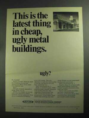 1968 Butler Buildings Ad - Latest Thing In Cheap | eBay