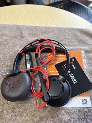 Poly (Plantronics) Blackwire 5200 Series C5220 USB-C Stereo Headset ...