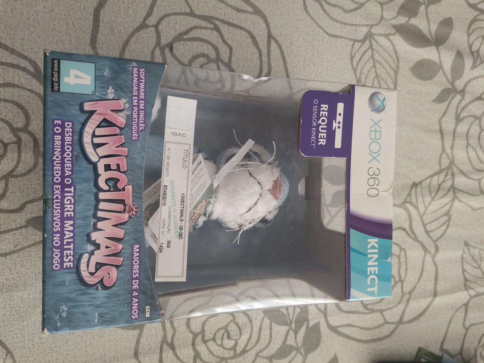 BOX 360 KINECT KINECTIMALS COLLECTORS MALTESE TIGER EDITION AND GAME ...