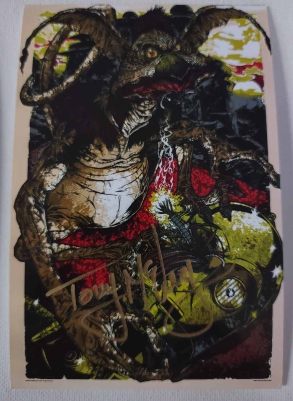 STAR WARS SALACIOUS B. CRUMB TONY MCVEY SIGNED RETURN OF THE JEDI 4X6 ...