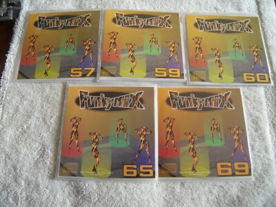 ULTIMIX Funkymix VOL. 57 - 59 - 60 - 65 - AND 69 *** LOT OF 5 DISCS ...