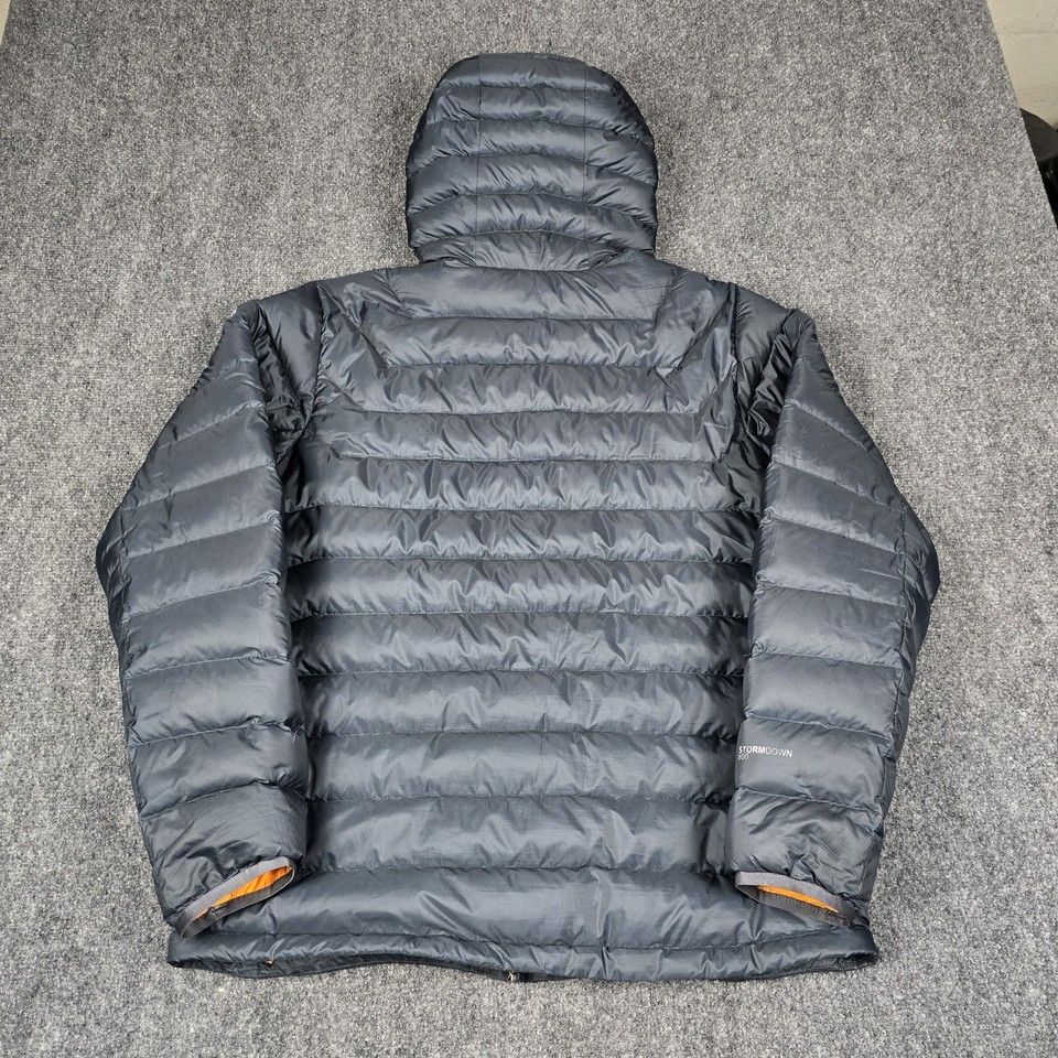 Eddie Bauer Jacket Mens Medium Gray First Ascent EB800 Storm Down ...
