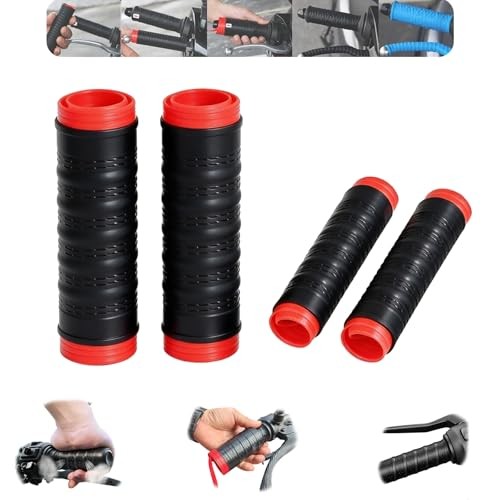 Universal Silicone Handlebar & Brake Lever Grip Covers, Non-Slip Wrap ...