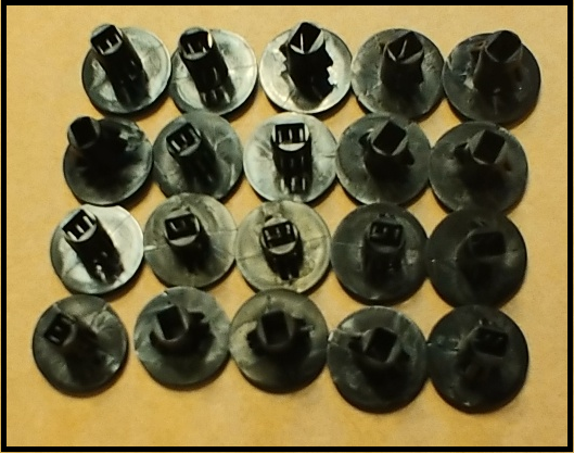 Set of 25 Clips For Splash Shield 4Runner FJ Cruiser Lexus GX Fender ...