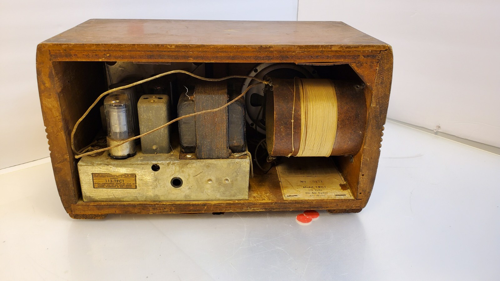 Vintage Silvertone Tube Radio - Model 7pci | eBay