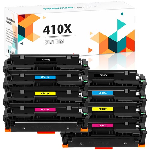 8PK Toner Compatible with HP CF410X -3X M452dw M452nw MFP M377dw ...