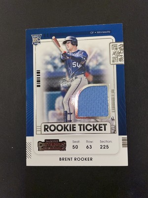 2021 Panini Contenders Brent Rooker RC Rookie Card Rookie Ticket | eBay