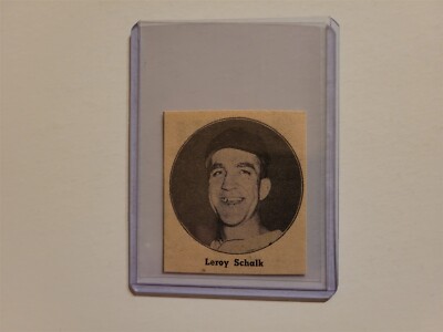 Roy Schalk Newport News Dodgers 1948 Sporting News Player Panel | eBay