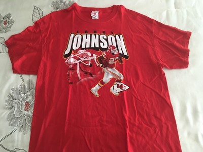 Vintage NFL Kansas City Chiefs Larry Johnson Tee XL Mahomes | eBay