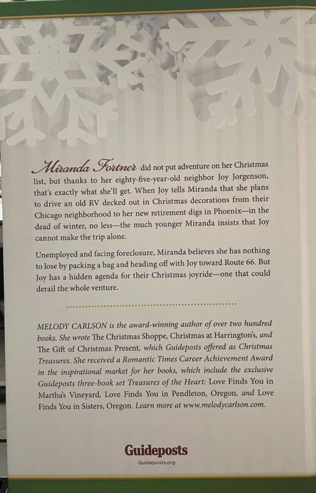 The Christmas Joy Ride By Melody Carlson 2015 Guideposts Hardcover | eBay