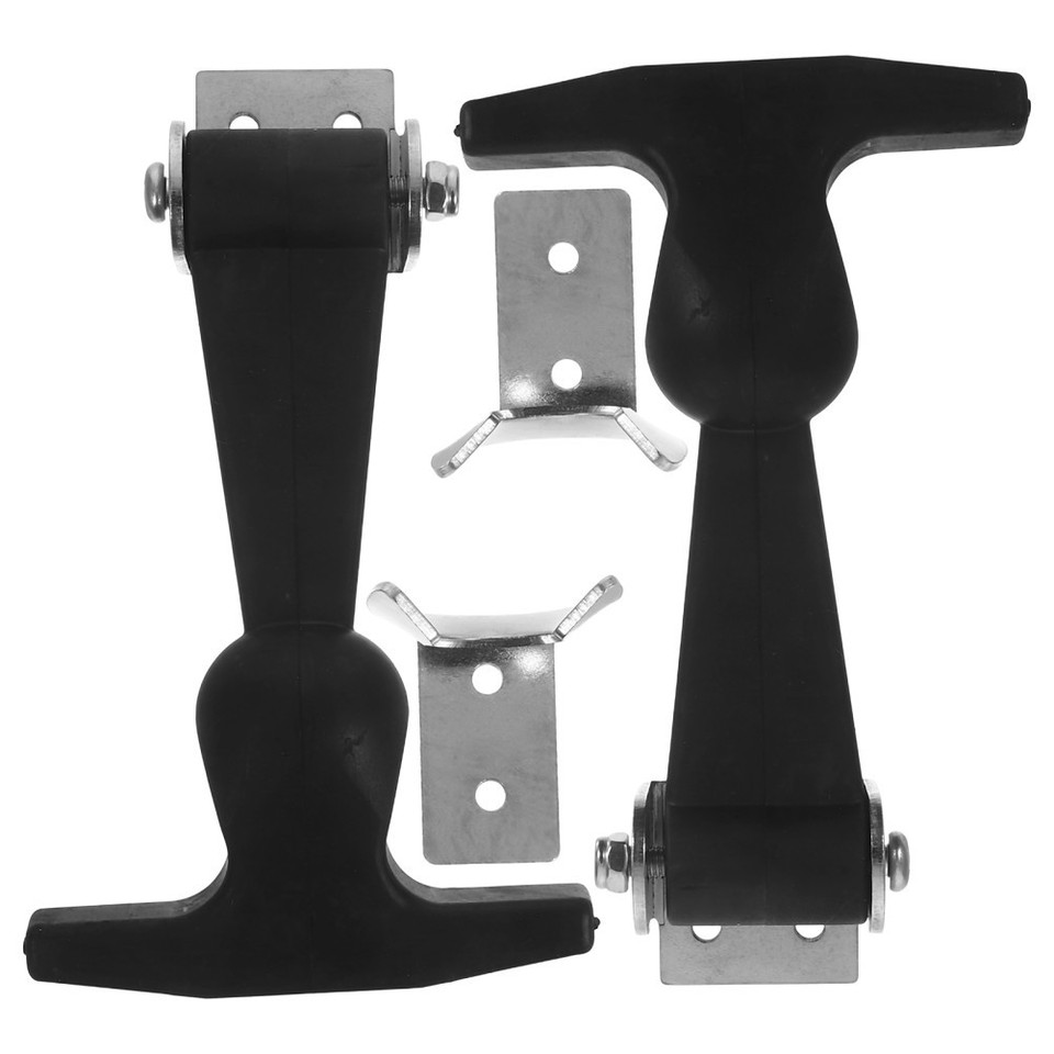 2 Pcs T-handle Latches Tool Box Accessories Industrial Stainless Steel ...