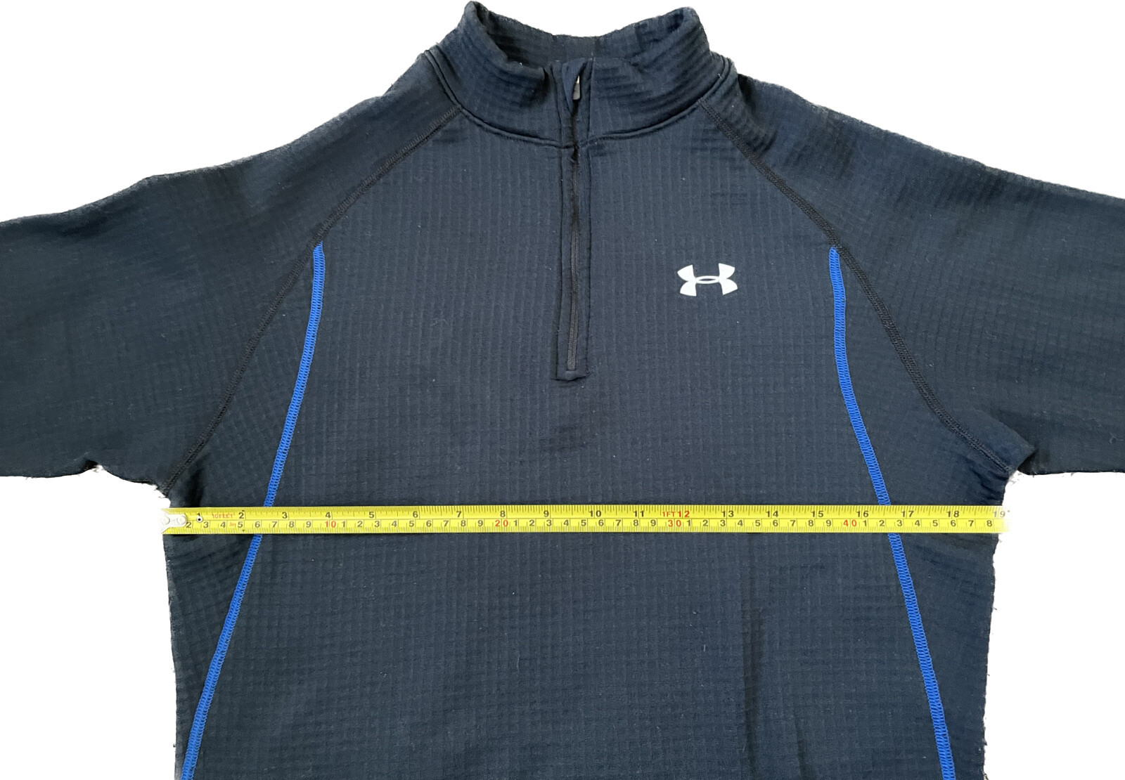 Mens Under Armour Base 3.0 Blue 1/4 Zip Medium Pullover | eBay