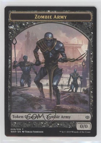 2019 Magic: The Gathering - War of Spark Tokens Zombie Army (Token ...