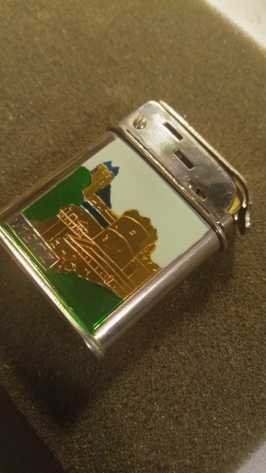 Vintage Polaire Lift Arm Lighter New In Box. Castle Motif | eBay