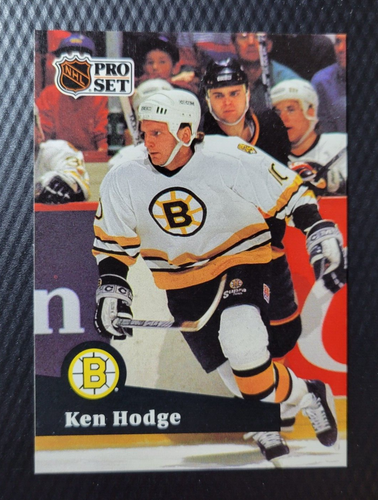 1991-92 Pro Set KEN HODGE Boston Bruins Hockey NHL Card #3 | eBay
