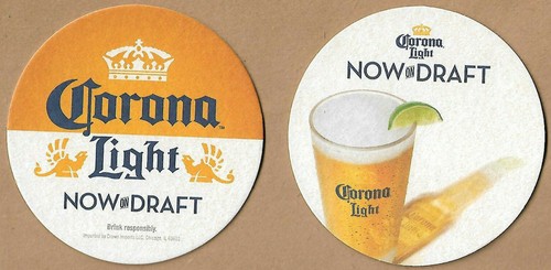16 Corona Light Now on Draft Beer Coasters | eBay