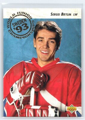 1993 Upper Deck Sergei Brylin #276 WJC, RC Rookie Russia | eBay