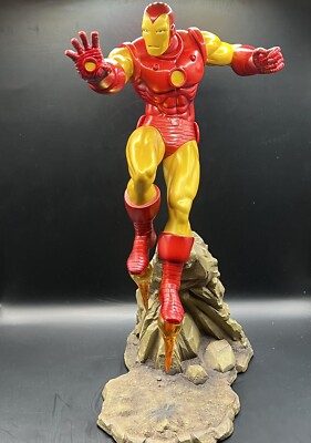 IRON MAN COLD CAST PORCELAIN STATUE LIMITED!!!!! 736/1000 14" Seth ...