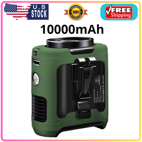 2024 Upgrade 10000Mah Waist Clip Fan Wearable Fan Portable Personal ...