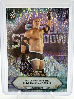 2021 Topps WWE - Super ShowDown Silver Foilboard #28 Goldberg - WCW WWF ...
