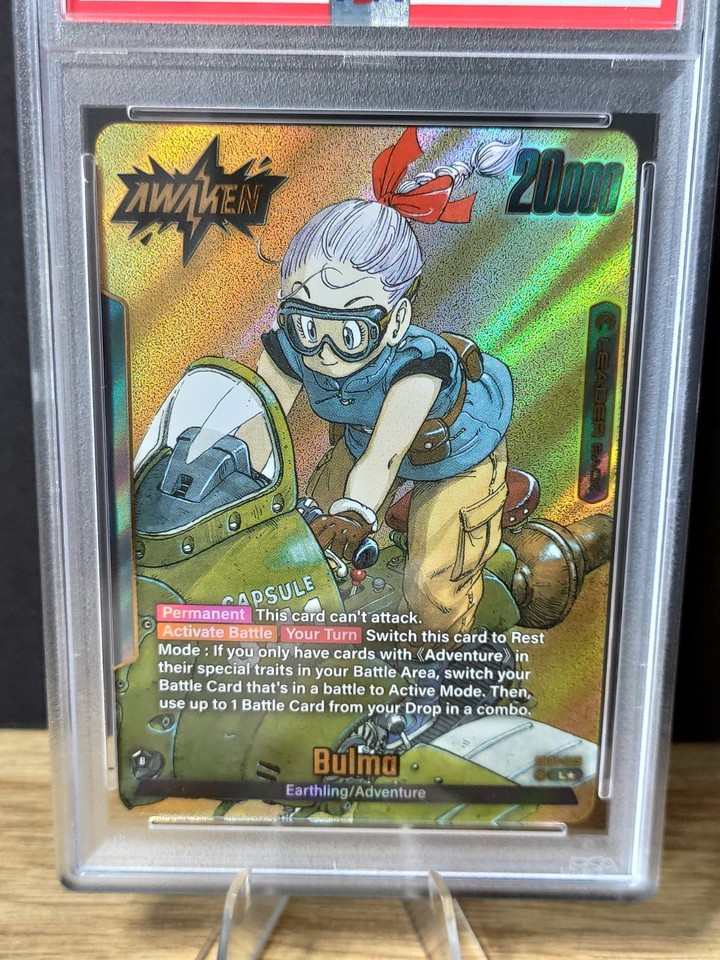 Dragon Ball Fusion World Manga Sb01-045 Bulma Gold Leader Alternate Art ...