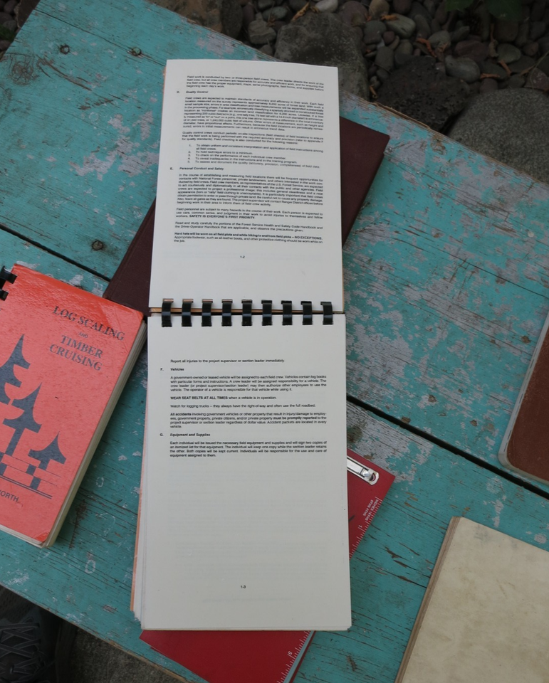 VINTAGE LOT 6 FORESTRY BOOKS LOG SCALING AND TIMBER REFERENCE NORTHWEST ...