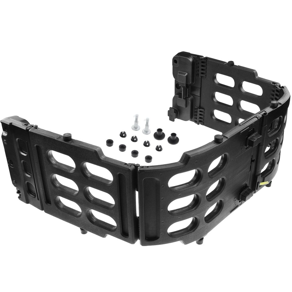A-Premium Stowable Bed Extender Kit Rear Black for Ford F-150 2015-2020 ...