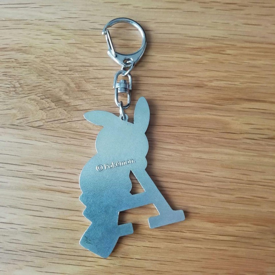 Pokemon Pokémon Metal Keychain Initial Pikachu | eBay