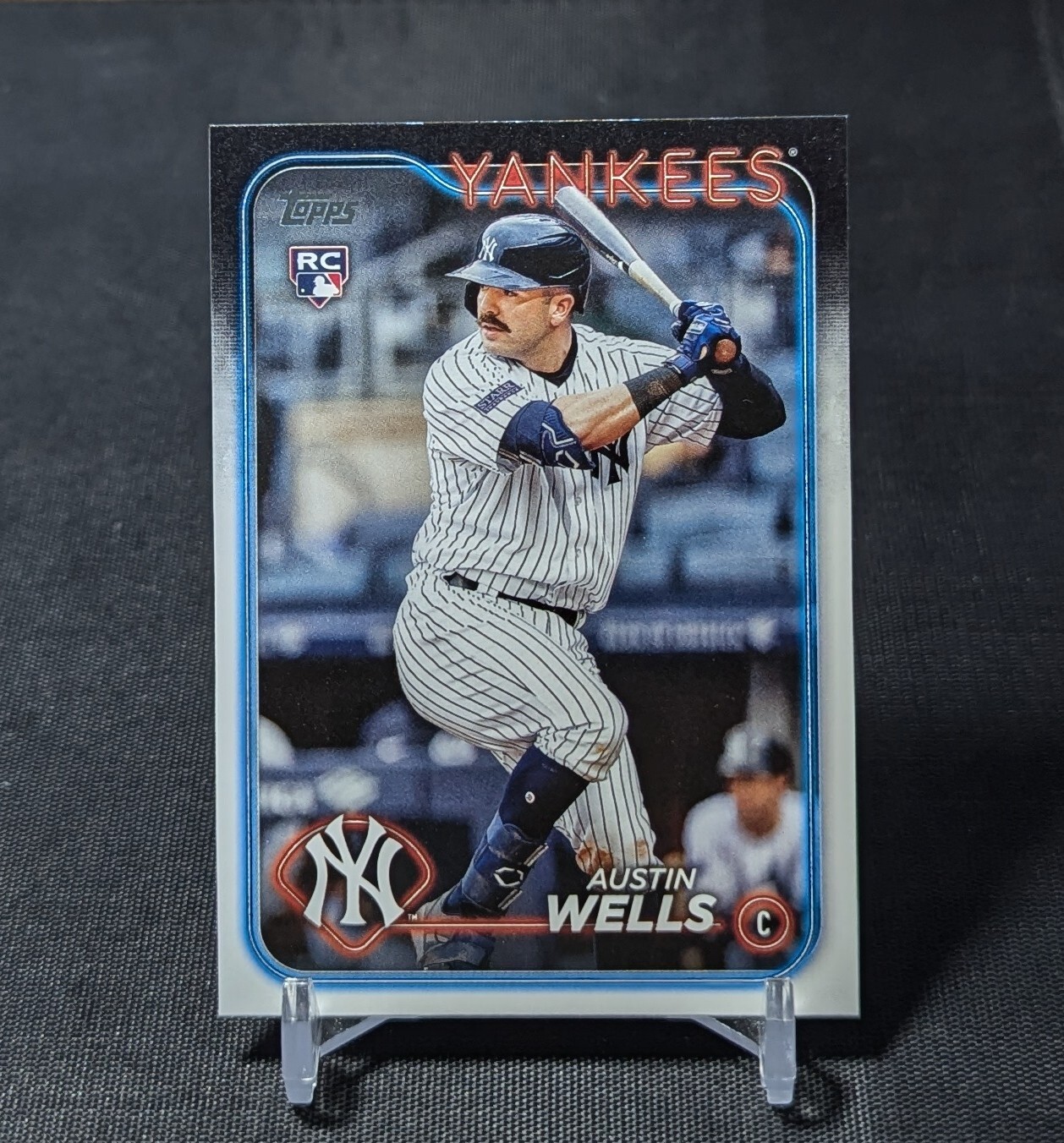 Austin Wells Rookie RC 2024 Topps Series 2 Baseball Card #624 New York ...