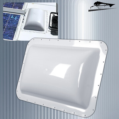 RV Camper Skylight Exterior Cover 25.8"X17.8"X4.5" Roof Top White ...