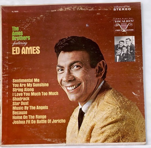 The Ames Brothers Featuring Ed Ames - Vintage 1967 Vinyl Album LP 33 | eBay